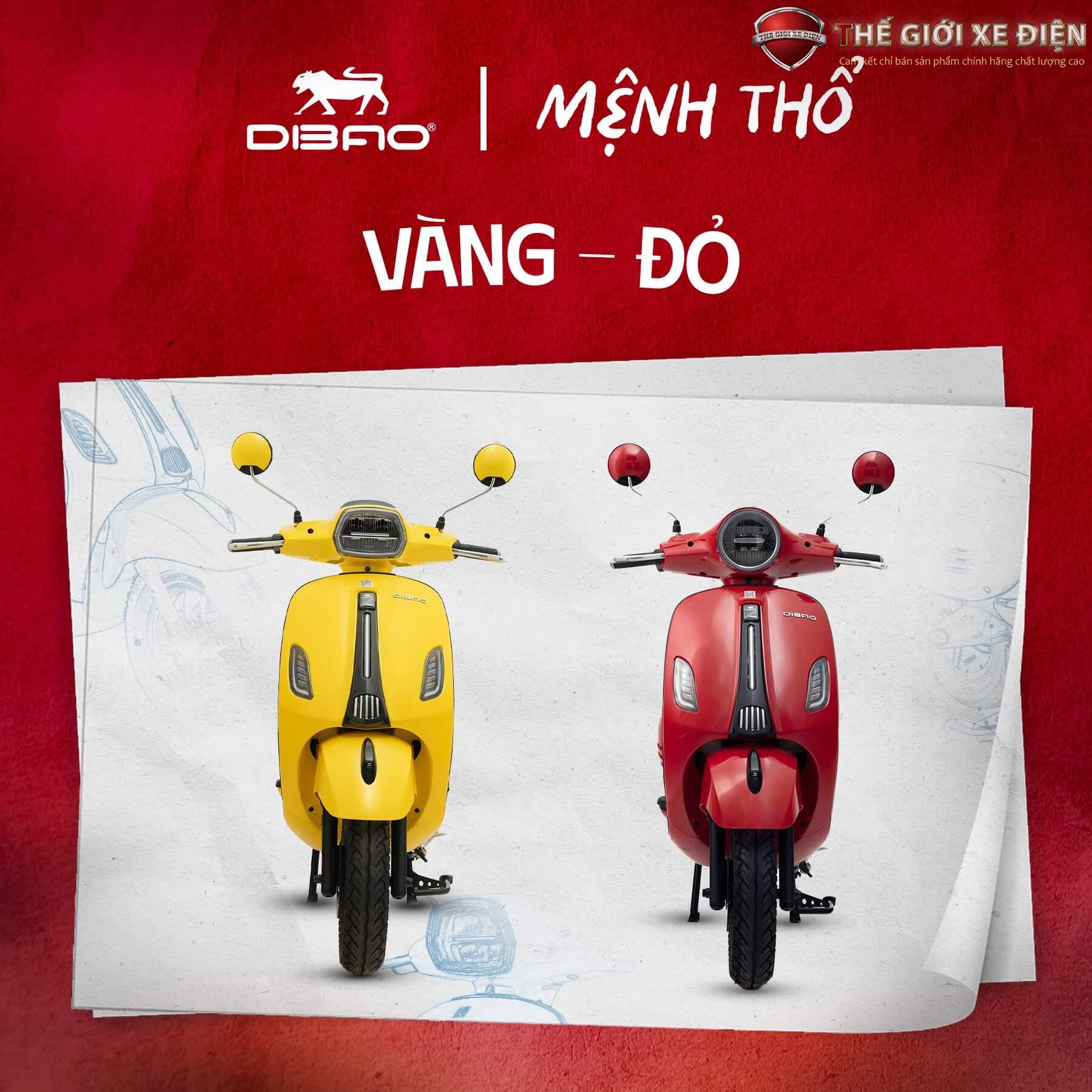 Xe Máy Điện Dibao Tesla Chic 2024 Đèn Vuông Thế Hệ Mới