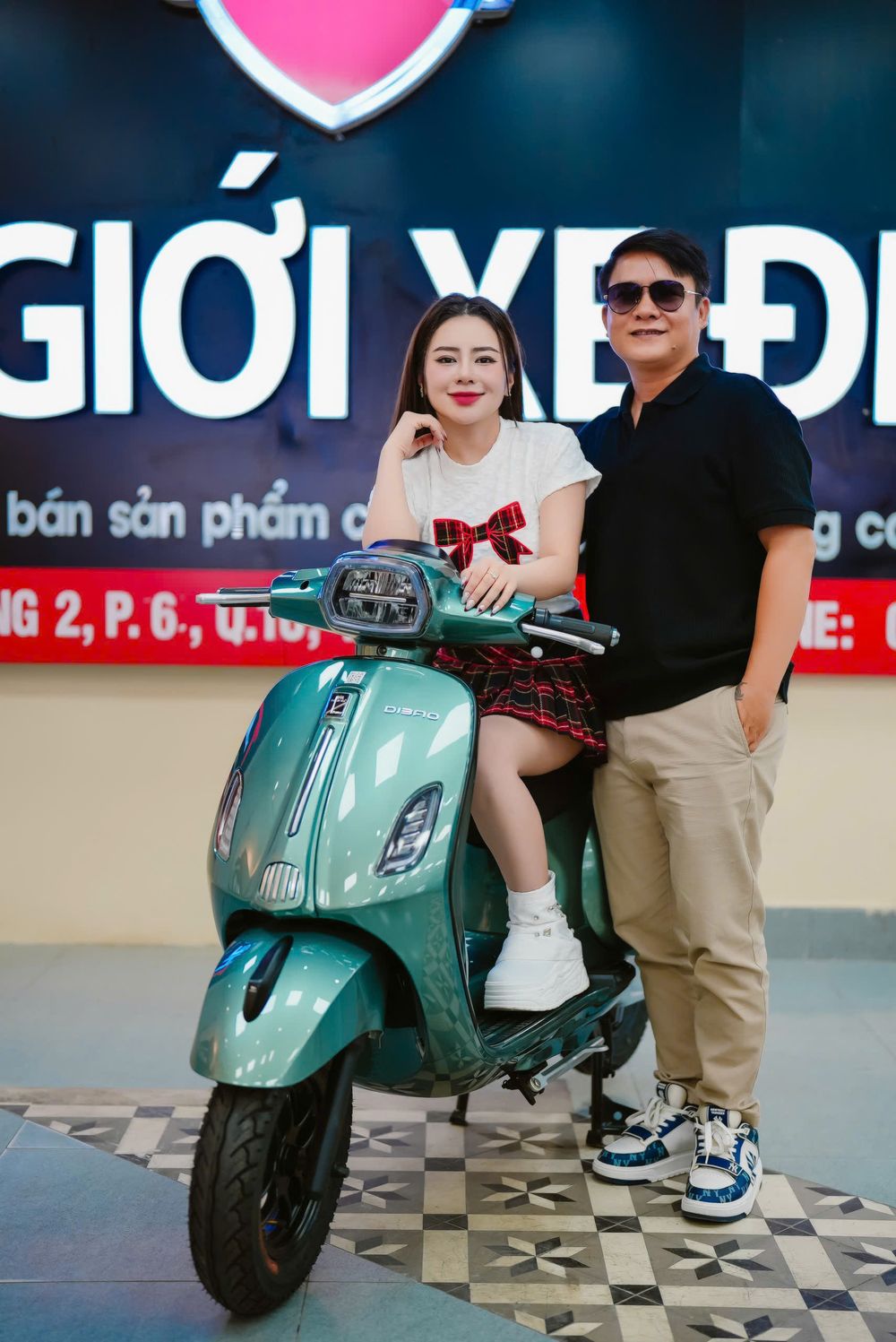 Xe Máy Điện Dibao Tesla Chic 2024 Đèn Vuông Thế Hệ Mới