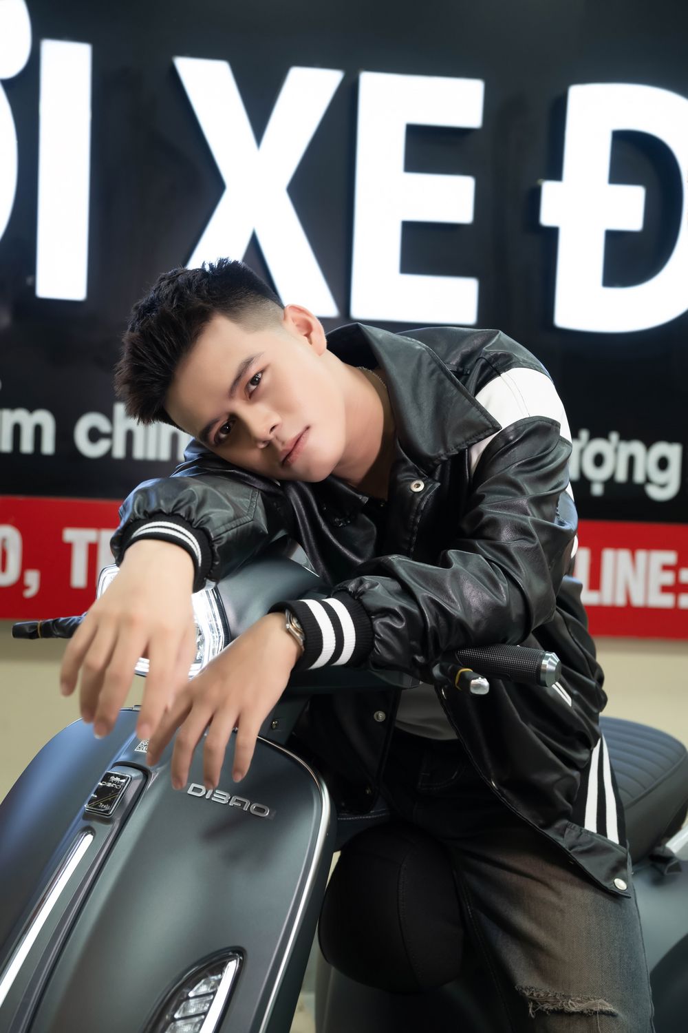 Xe Máy Điện Dibao Tesla Chic 2024 Đèn Vuông Thế Hệ Mới