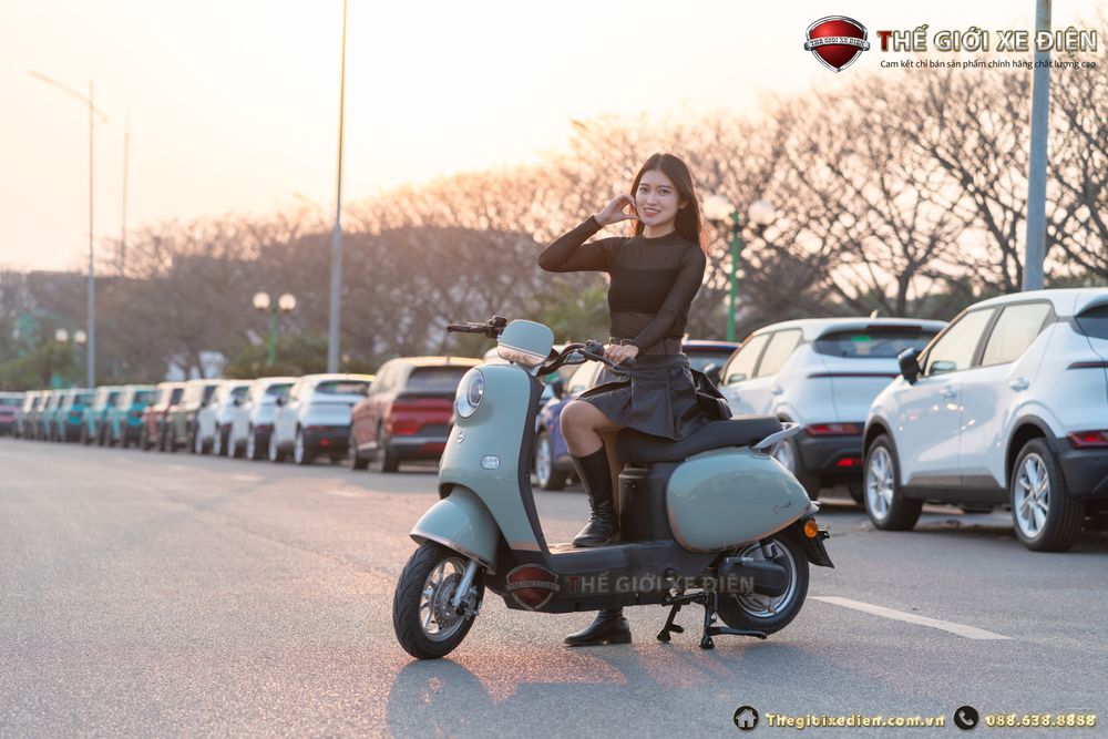 Xe Đạp Điện Dibao Rosa Thế Hệ Mới | Thế Giới Xe Điện